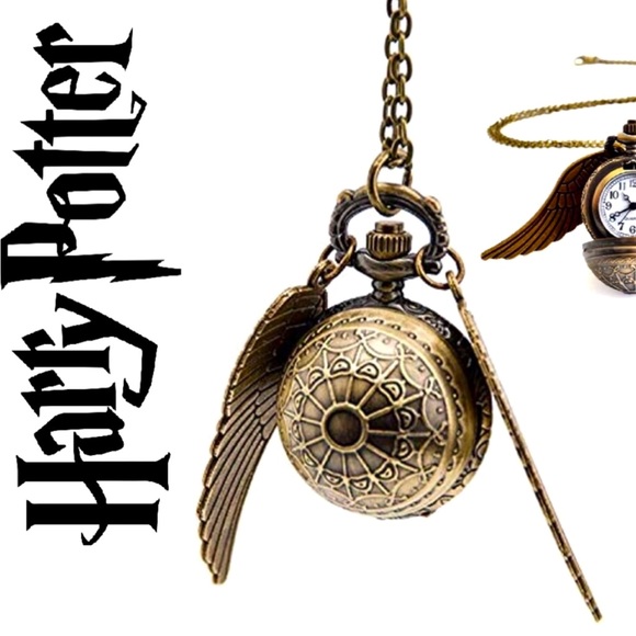 Warner Bros. | Jewelry | Harry Potter Golden Snitch Pocket Watch | Poshmark